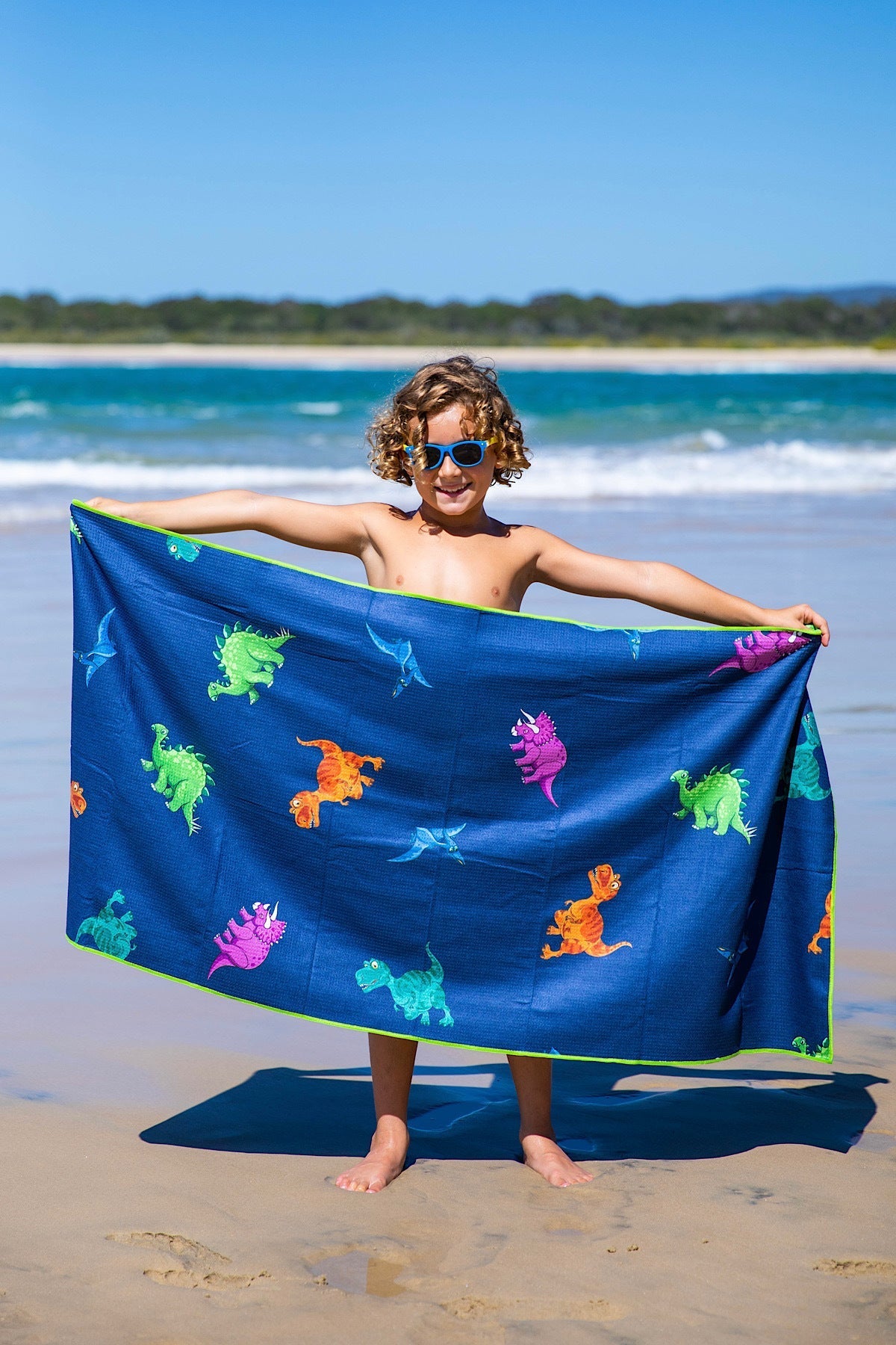 Dinosaur Kids Beach Towel - Fun and Sand Free | Cheeky Winx