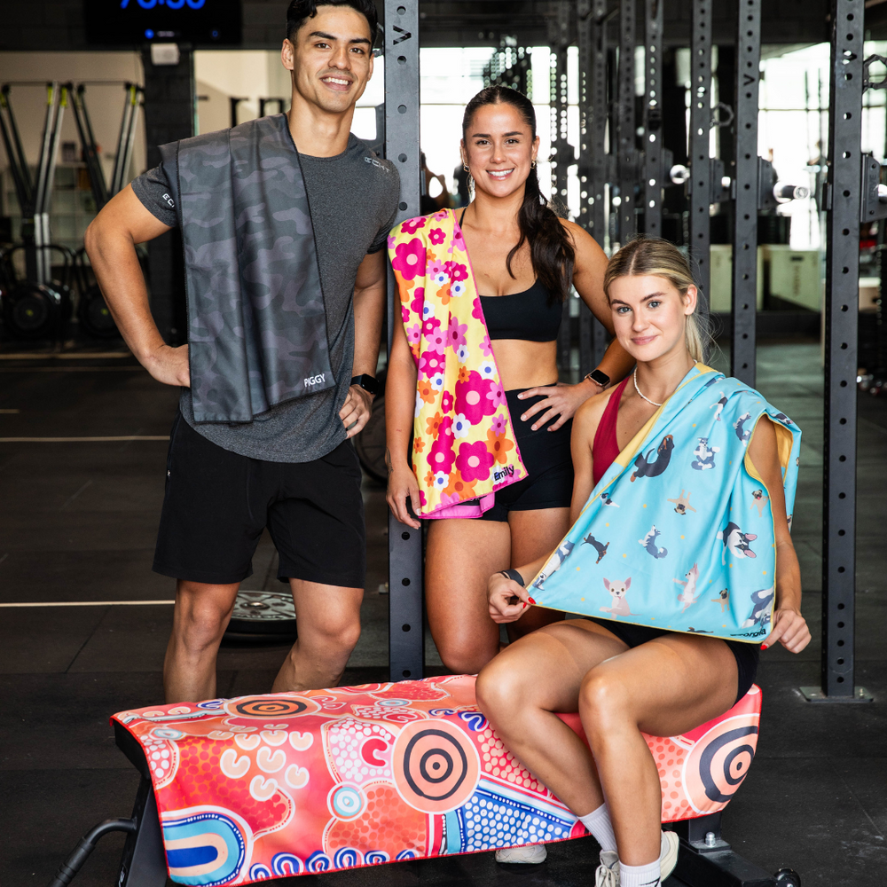 Shredded Sloths Gym Towel | Workout & Sweat Towel - Cheeky Winx